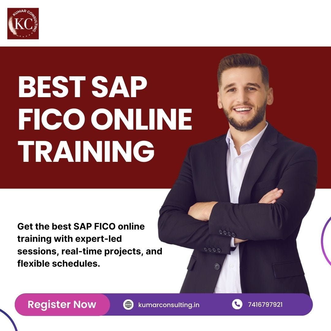 Best SAP FICO Online Training — Elevate Your Career with Kumar Consulting | by Kumarcnsulting ...