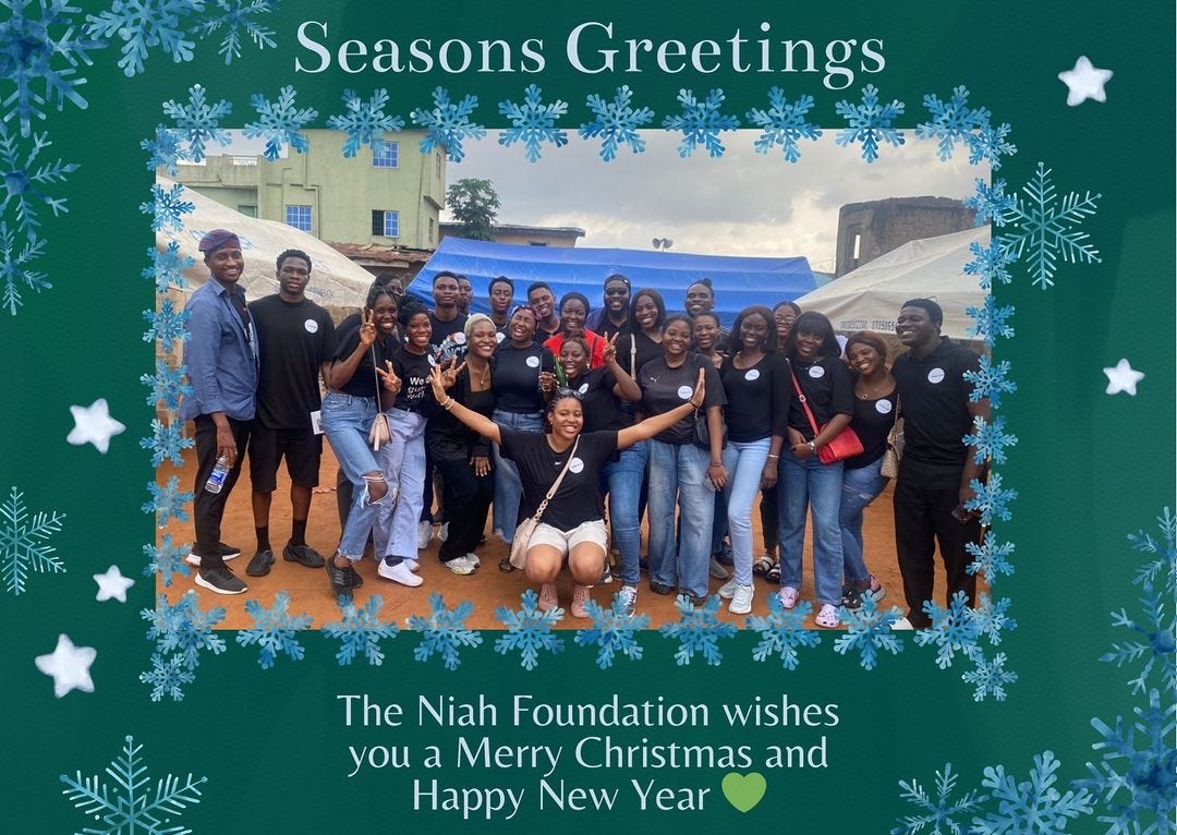 Niah Foundation’s 2023 End-of-Year Impact Review | by ifeoluwa olutayo ...