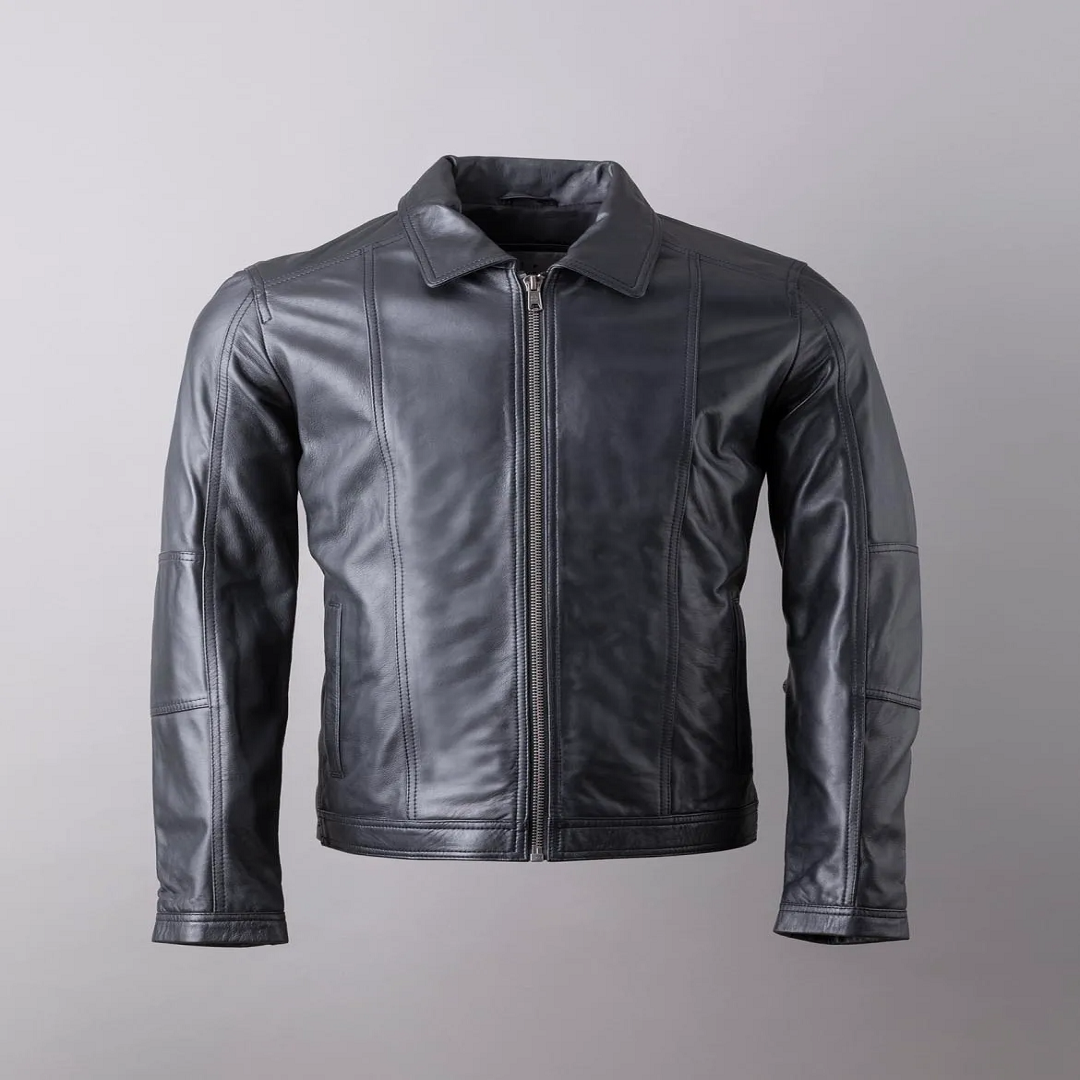 Title: Unveiling Timeless Style: The Rothay Collared Leather Jacket in ...