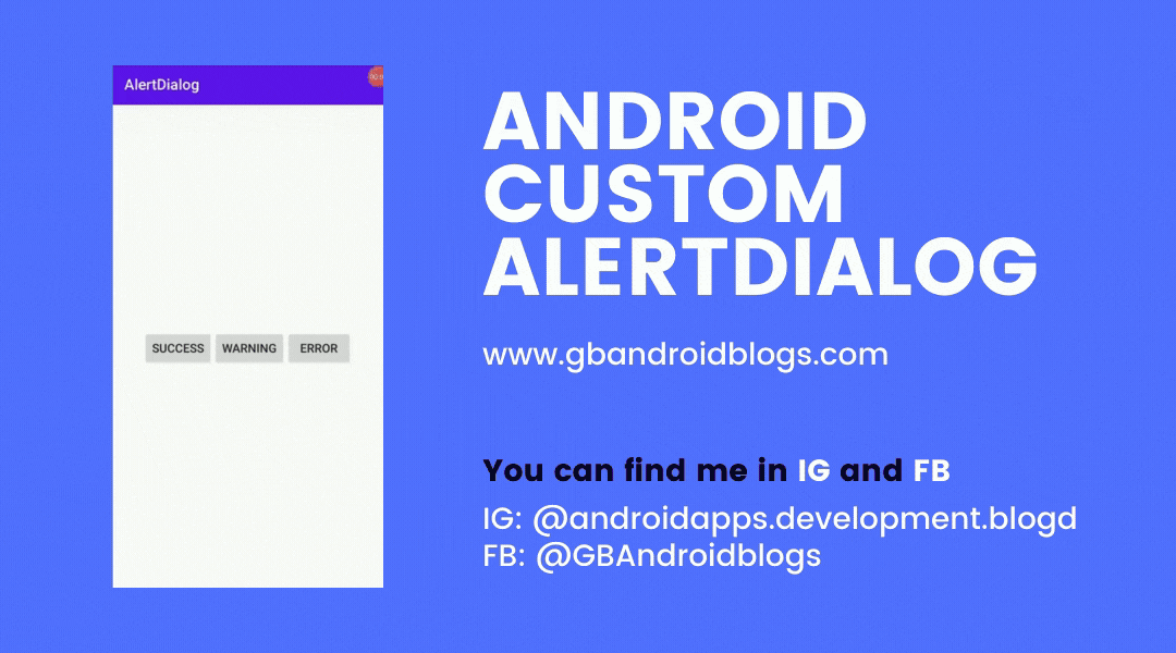 How to create Custom AlertDialog in Android | by Golap Gunjan Barman ...