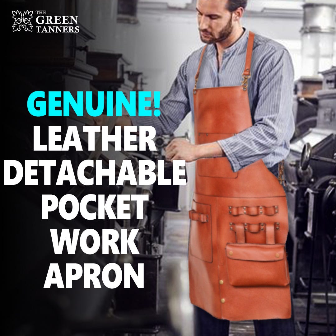 The Ultimate Tool for Artisans: Leather Work Apron with Detachable ...