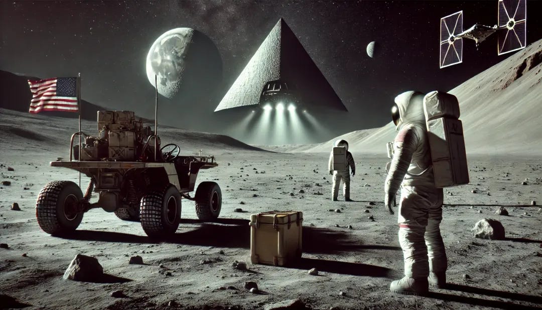 The wrecked Apollo 19 and the nearby alien spacecraft | by Ming | Medium