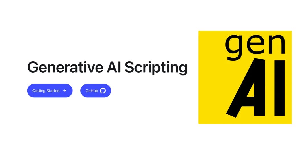 Microsoft launches a new generative AI script: GenAIScript! | by Xiuer Old | JavaScript in Plain ...