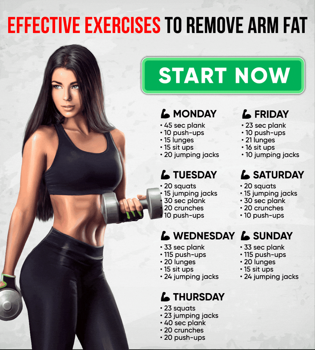 Arm Fat Workout | by Yourhappyblog.com | Medium