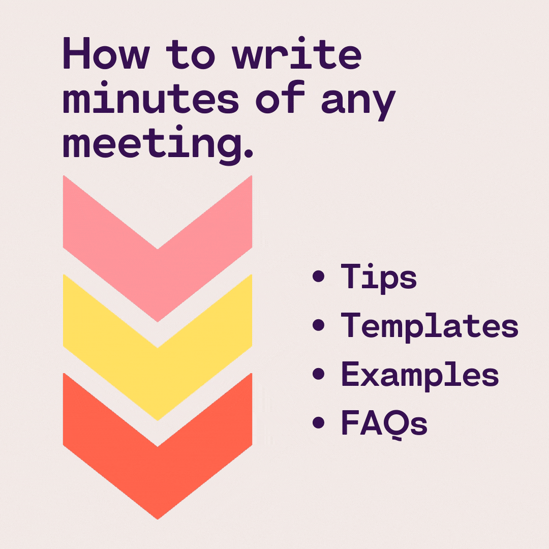 How to Write the Minutes of Any Meeting [Tips + Free Templates] | by ...