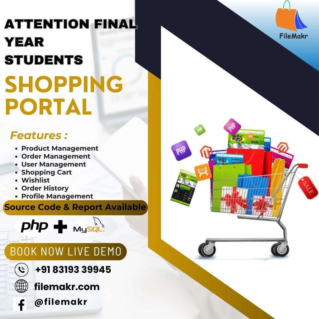 Elevate Your Final Year Project with FileMakr’s Shopping Portal | by ...