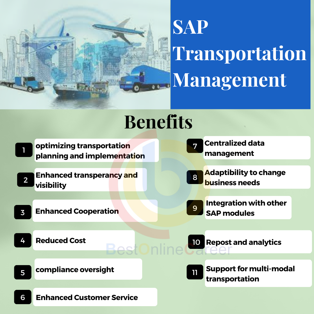 SAP Transportation Management Benefits and SAP TM training online ...
