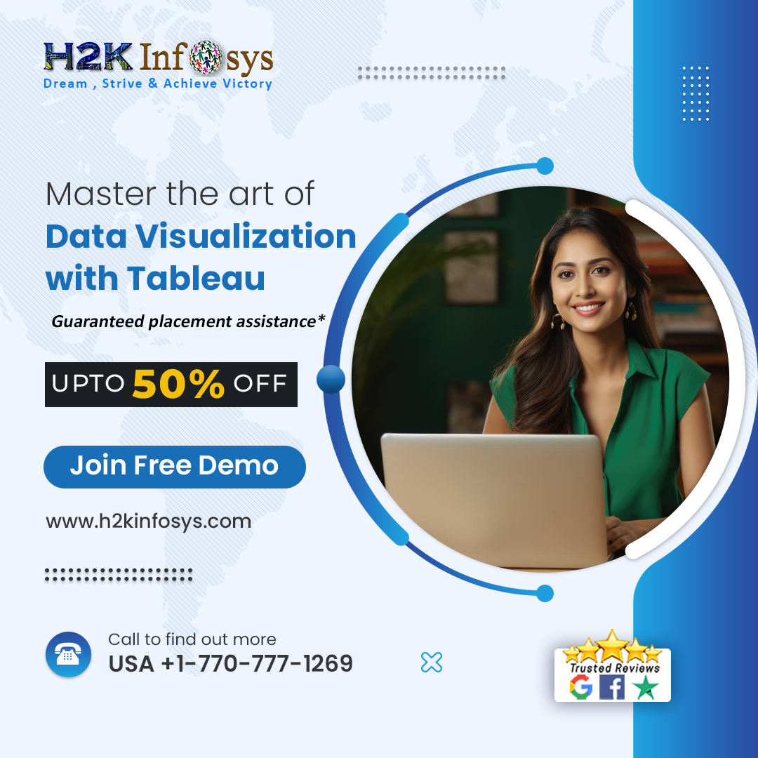 Unlock Your Potential With Tableau Online Certification At H2k Infosys
