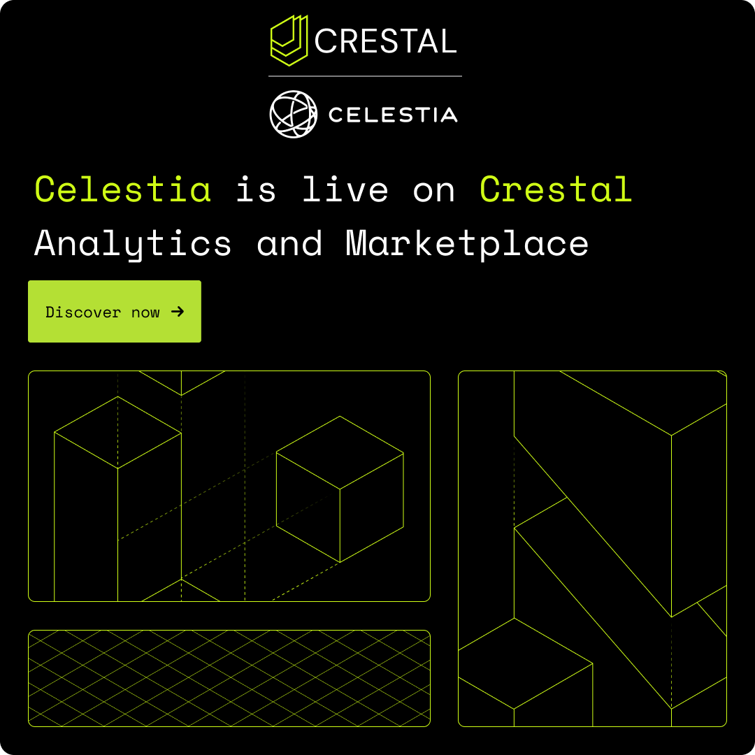 Crestal now with Celestia Underneath: Simplifying Data Availability for Web3 Builders | by ...