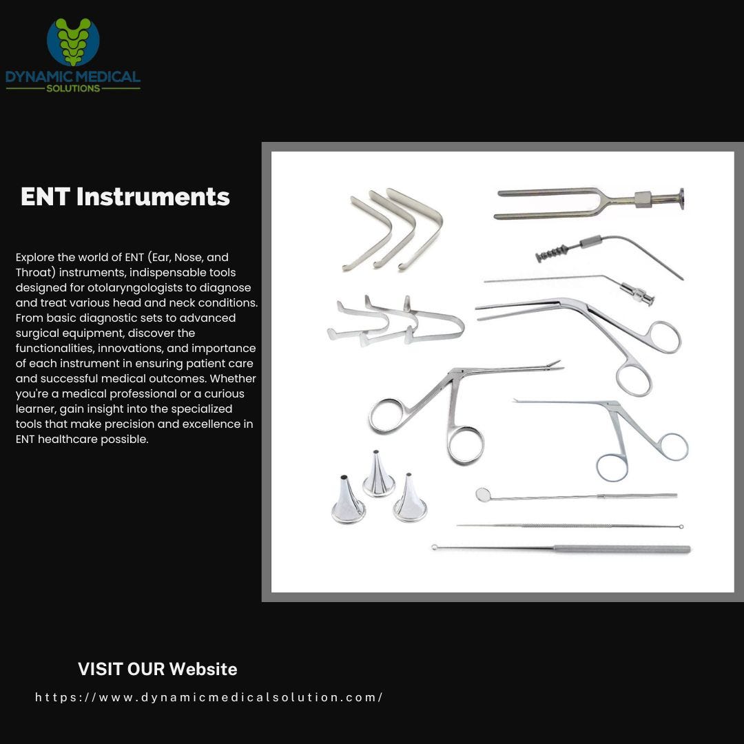 The Essential Guide to ENT Instruments: A Comprehensive Overview | Medium