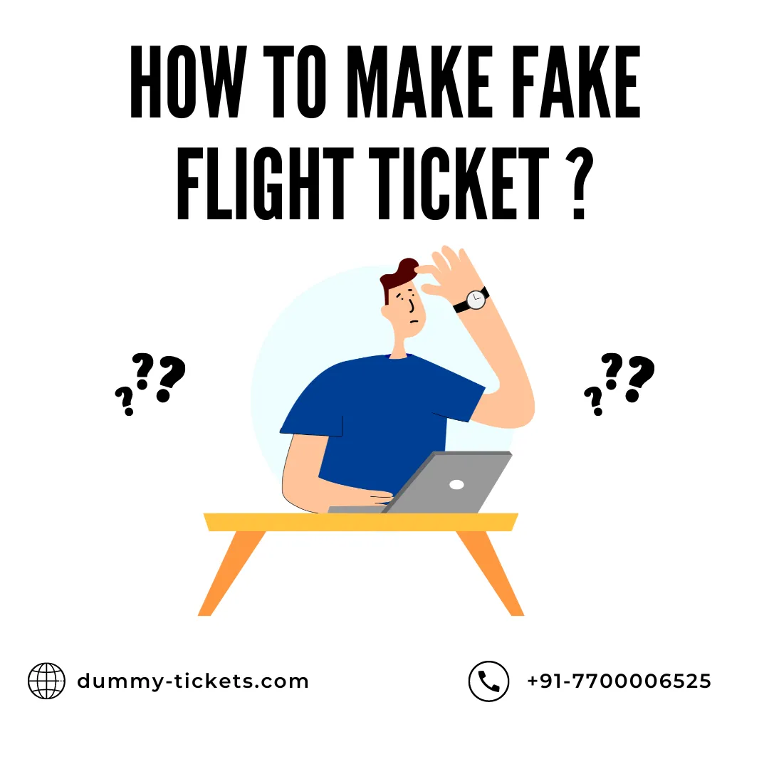 How to Make Fake Flight Ticket: A Step by Step Guide. | by Dummy-tickets.com | Jun, 2024 | Medium