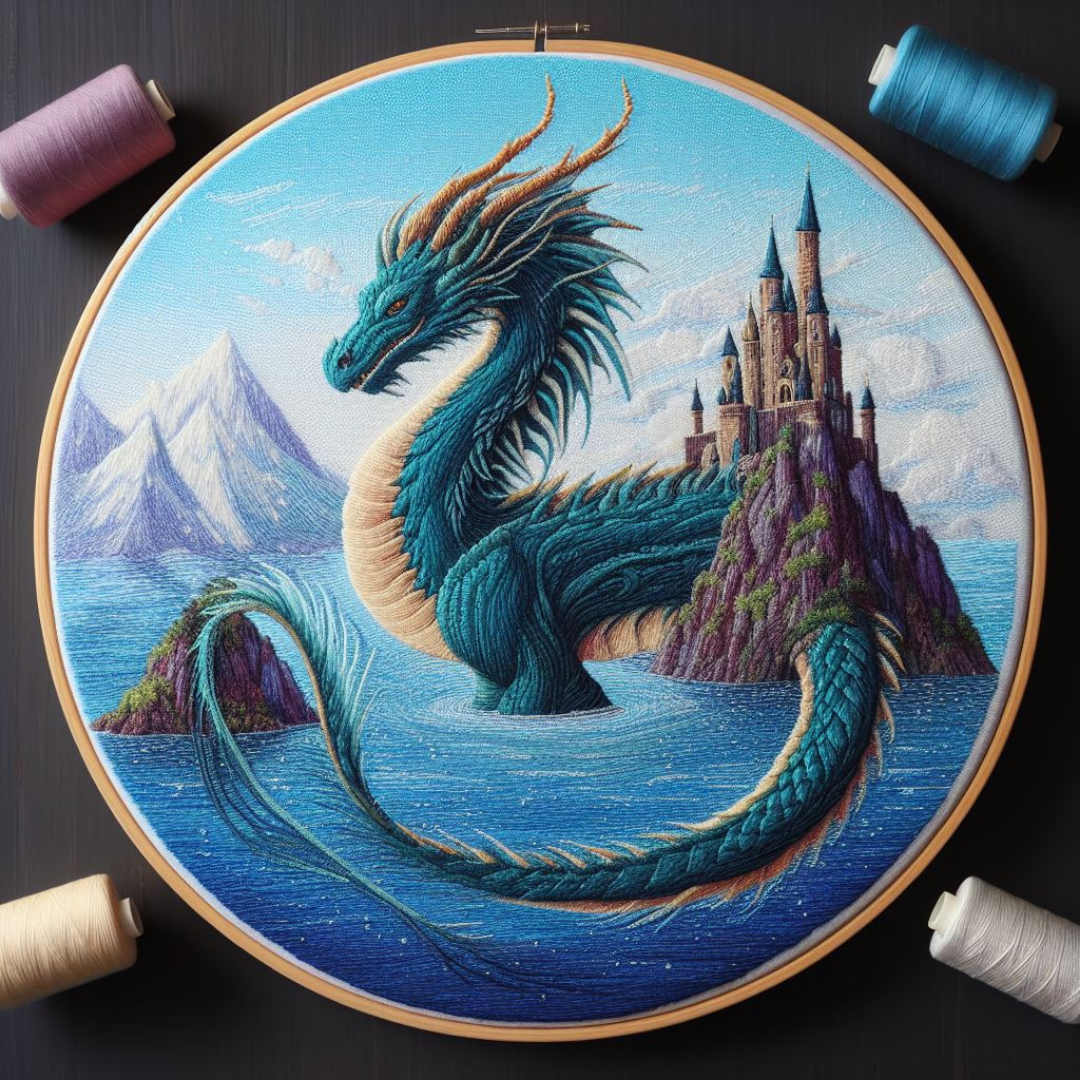 Day 26 with AI: The Water Dragon. I used AI to imagine a water dragon ...