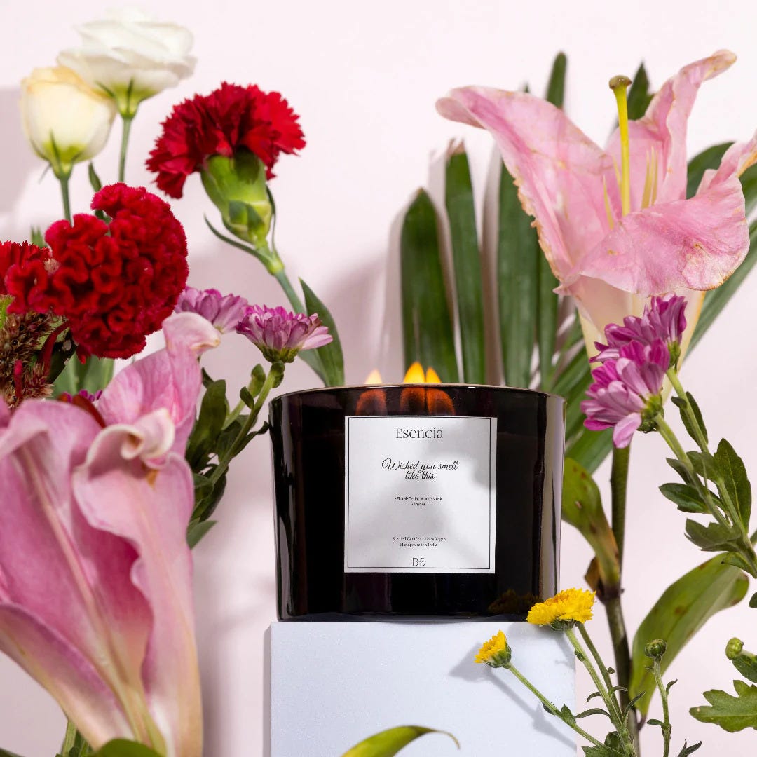 Handcrafted scented candles with 100 % natural soy wax- Bliss Décor ...