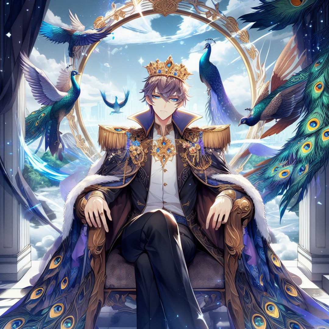 Day 22 with AI: King of Peacocks. I used AI to imagine the King of ...