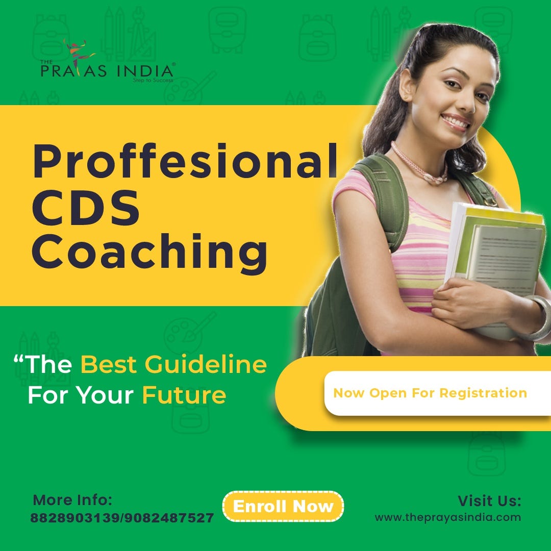 Best CDS Coaching in Mumbai.. CDS | by Prayas NDA-CDS | Medium