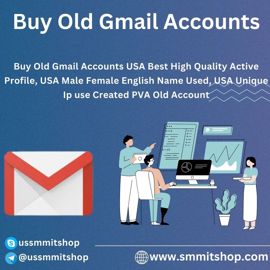Buy Old Gmail Accounts. It offers a secure and user-friendly… | by ...