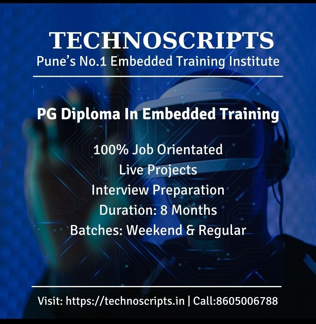 Unleashing Potential: Embedded Training Excellence at Technoscripts | by Myinternship In | Mar ...