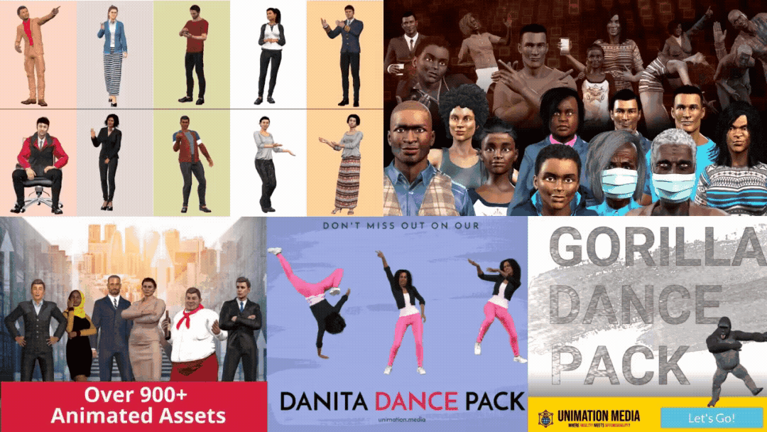 900 3D Animated Avatar ASSETS. CLICK HERE TO… | by Mojesali | Medium