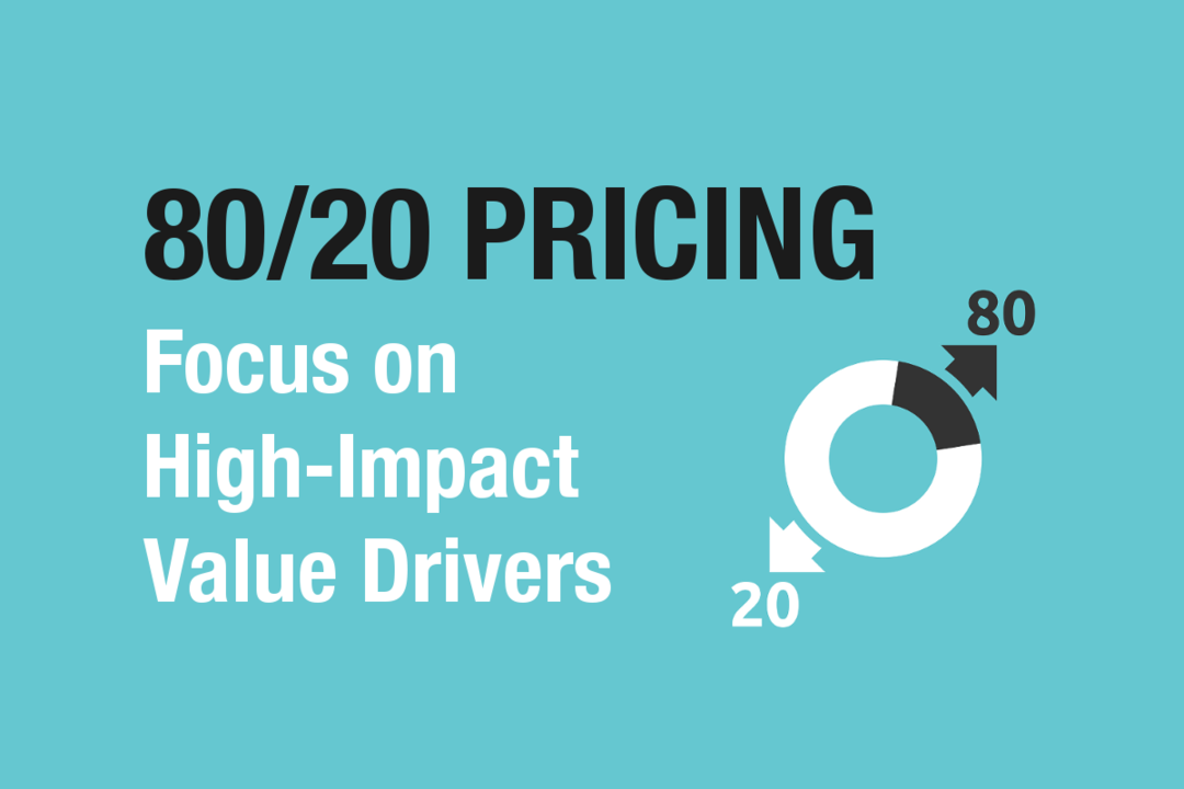 80/20 Pricing: Increasing Profits by Focusing on High Impact Value ...