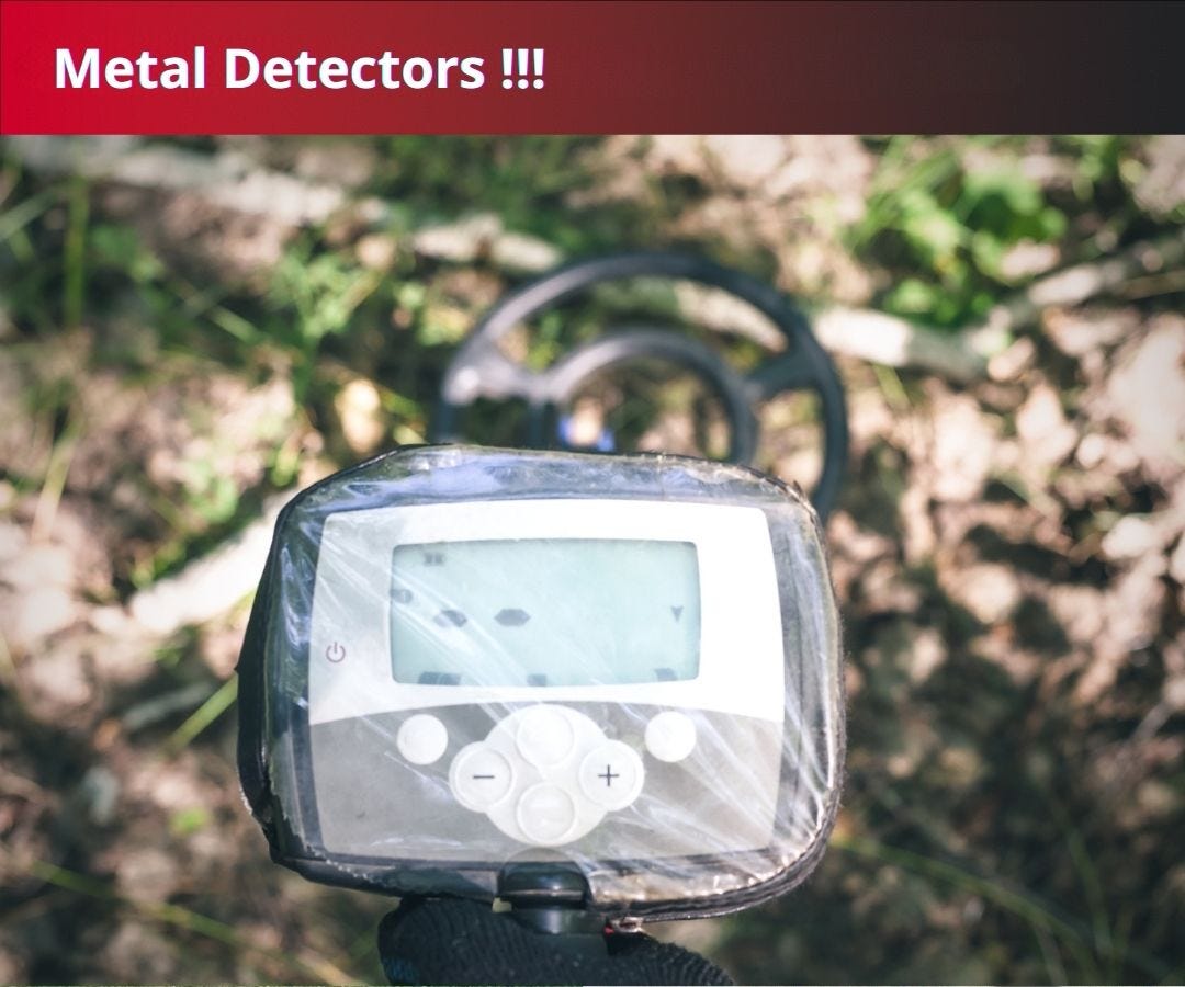 Metal detectors. Detecting metals underground requires… | by gold ...