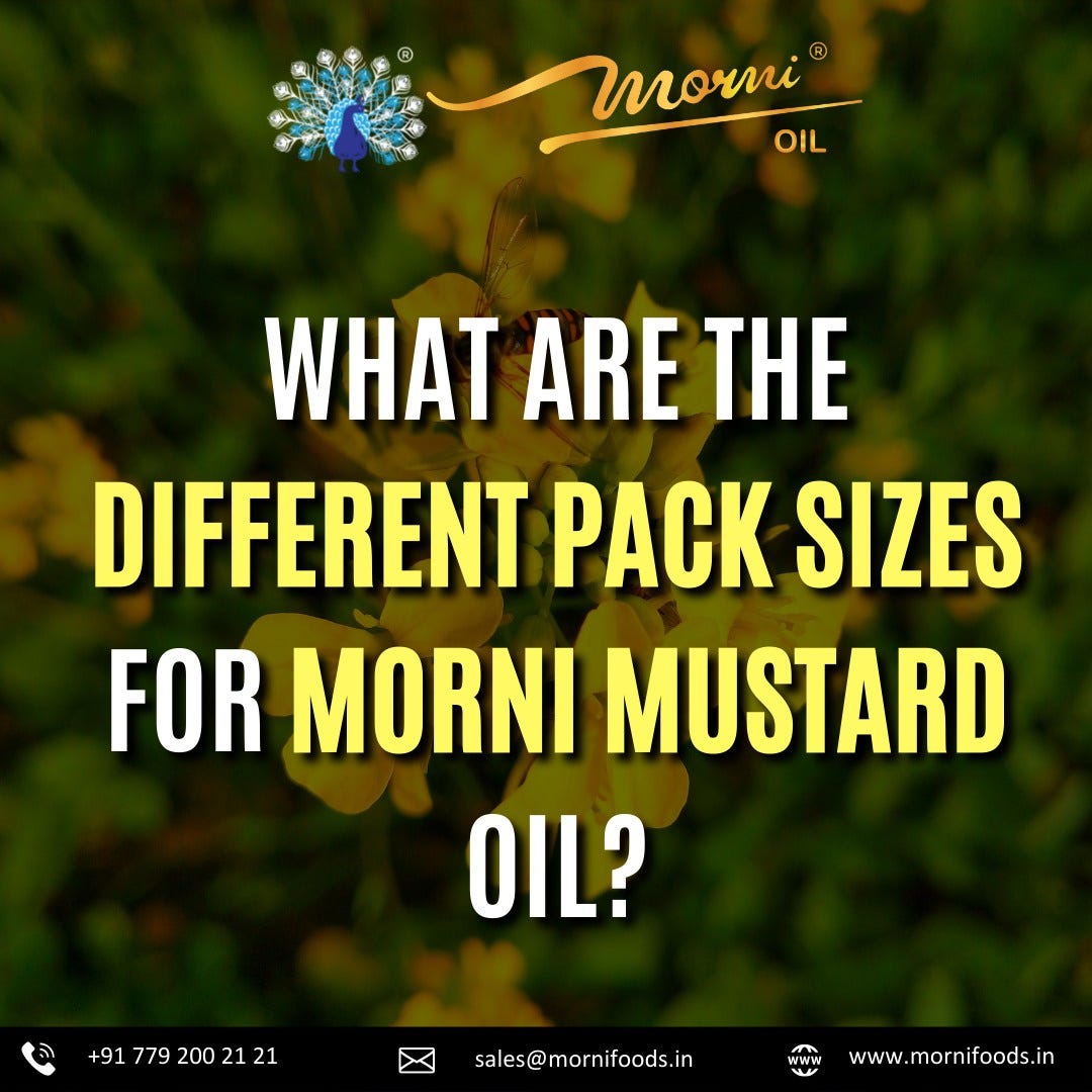 “Morni Mustard Oil” - Mornifoodsindia - Medium