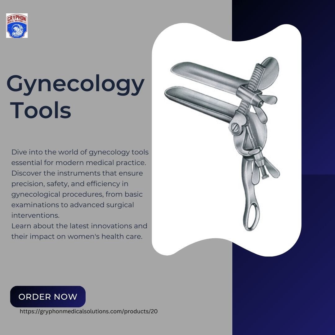 Unveiling the Arsenal: A Look at Gynecology tools | Medium