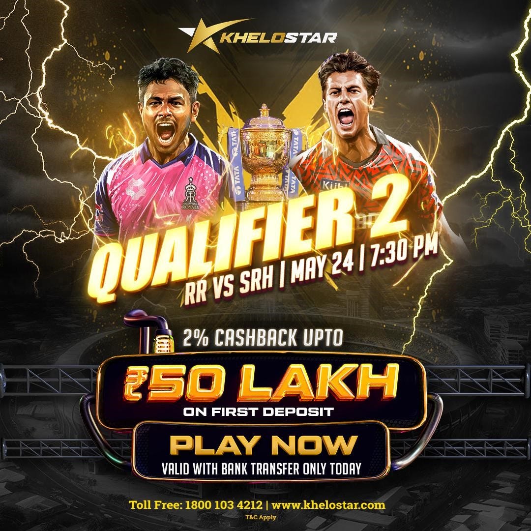 Khelostar: Sunrisers Hyderabad vs Rajasthan Royals Qualifier 2 Betting ...