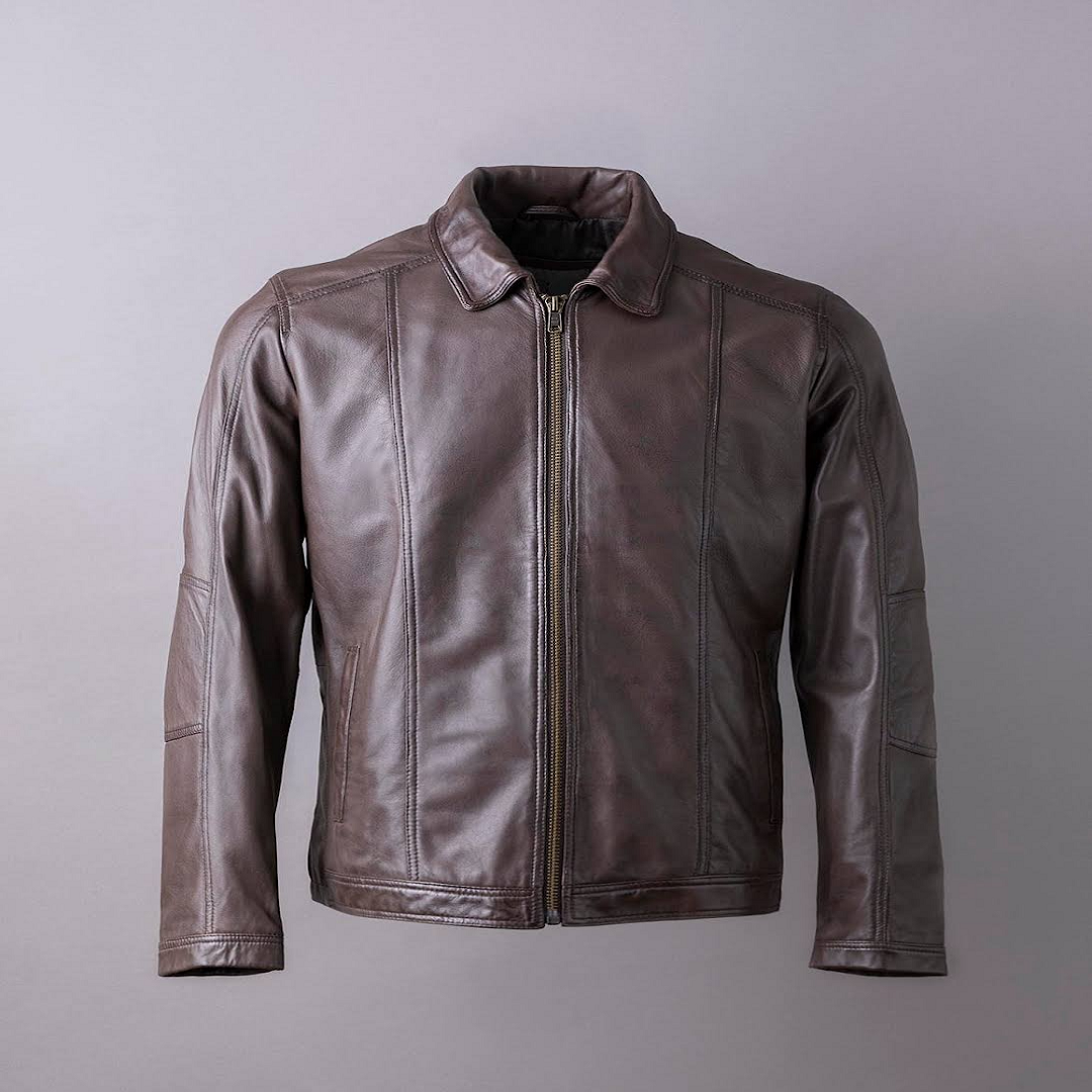 Rothay Collared Leather Jacket in Brown: A Classic Icon of Style | by ...