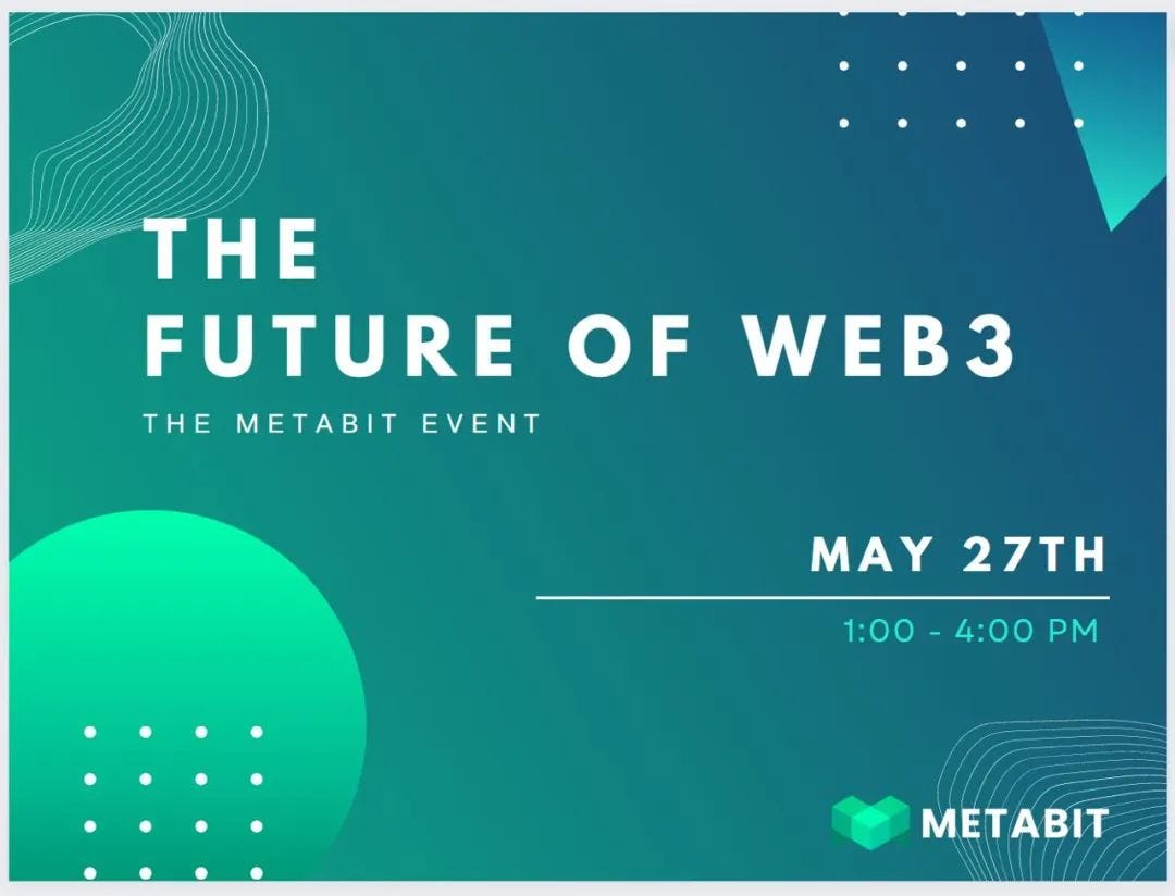 METABIT Web3 social meetup, a comprehensive introduction to the project ...