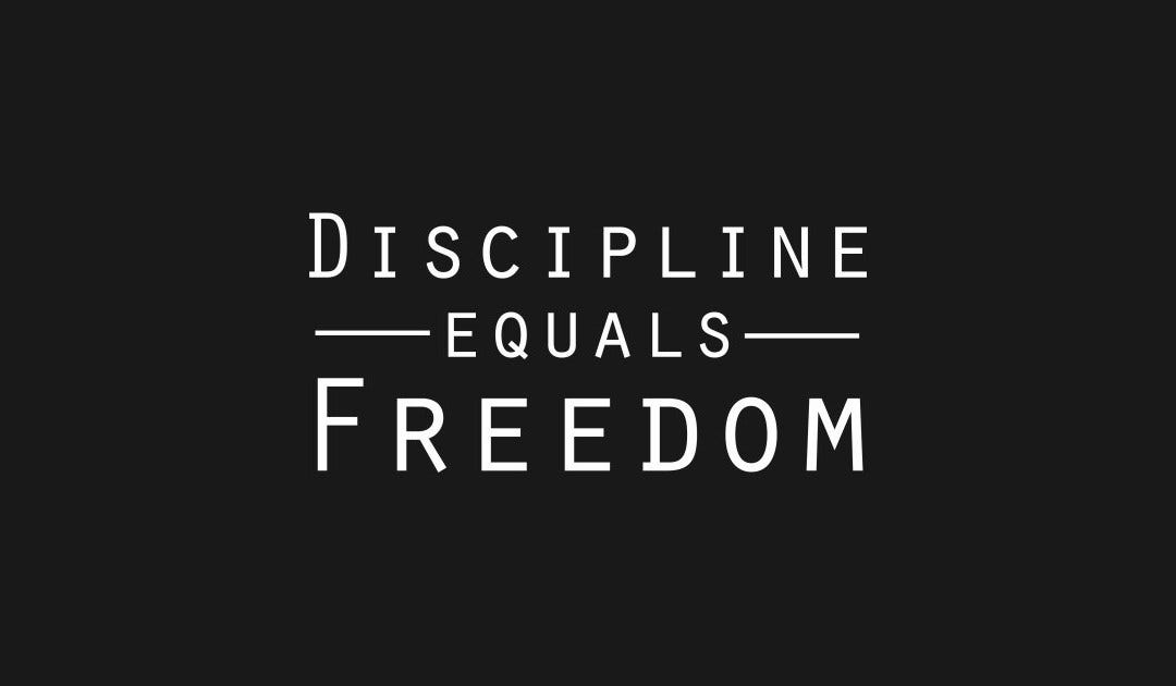 Discipline Equals Freedom. Every artist who grows into their best… | by ...