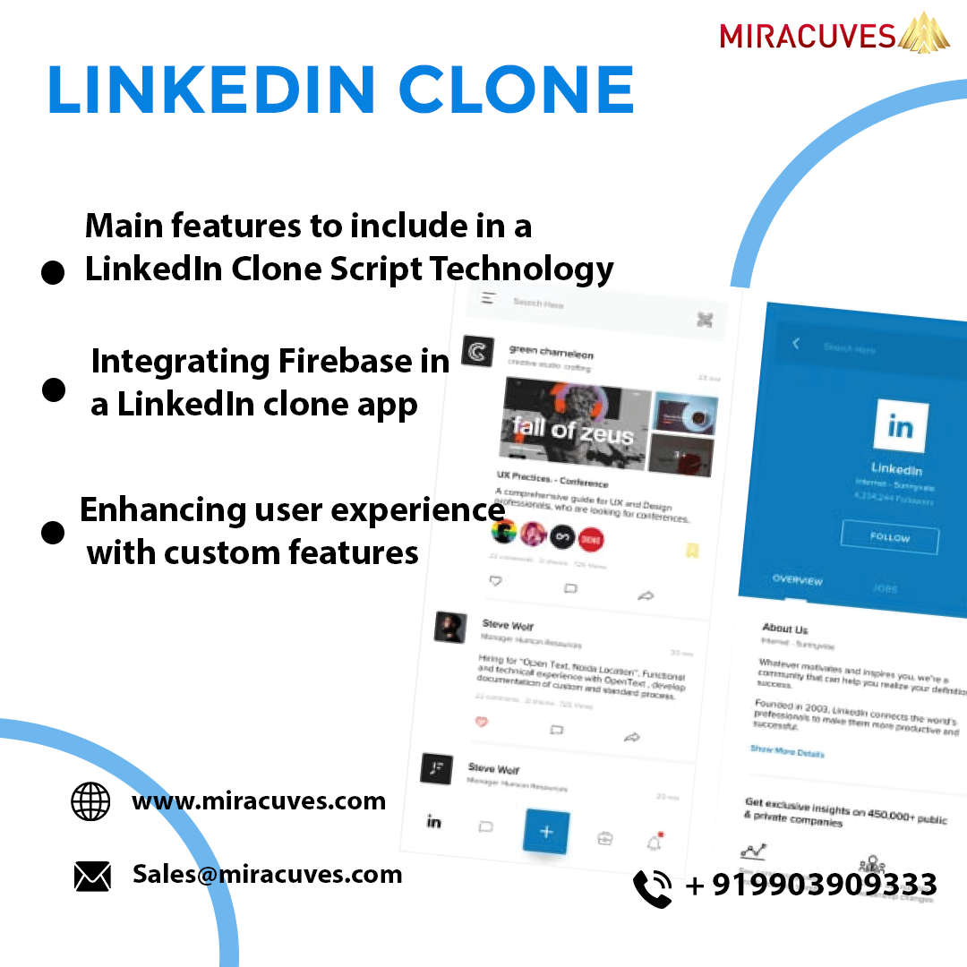 Unlocking the Power of Professional Networks: Building a LinkedIn Clone App | by Miracuves ...