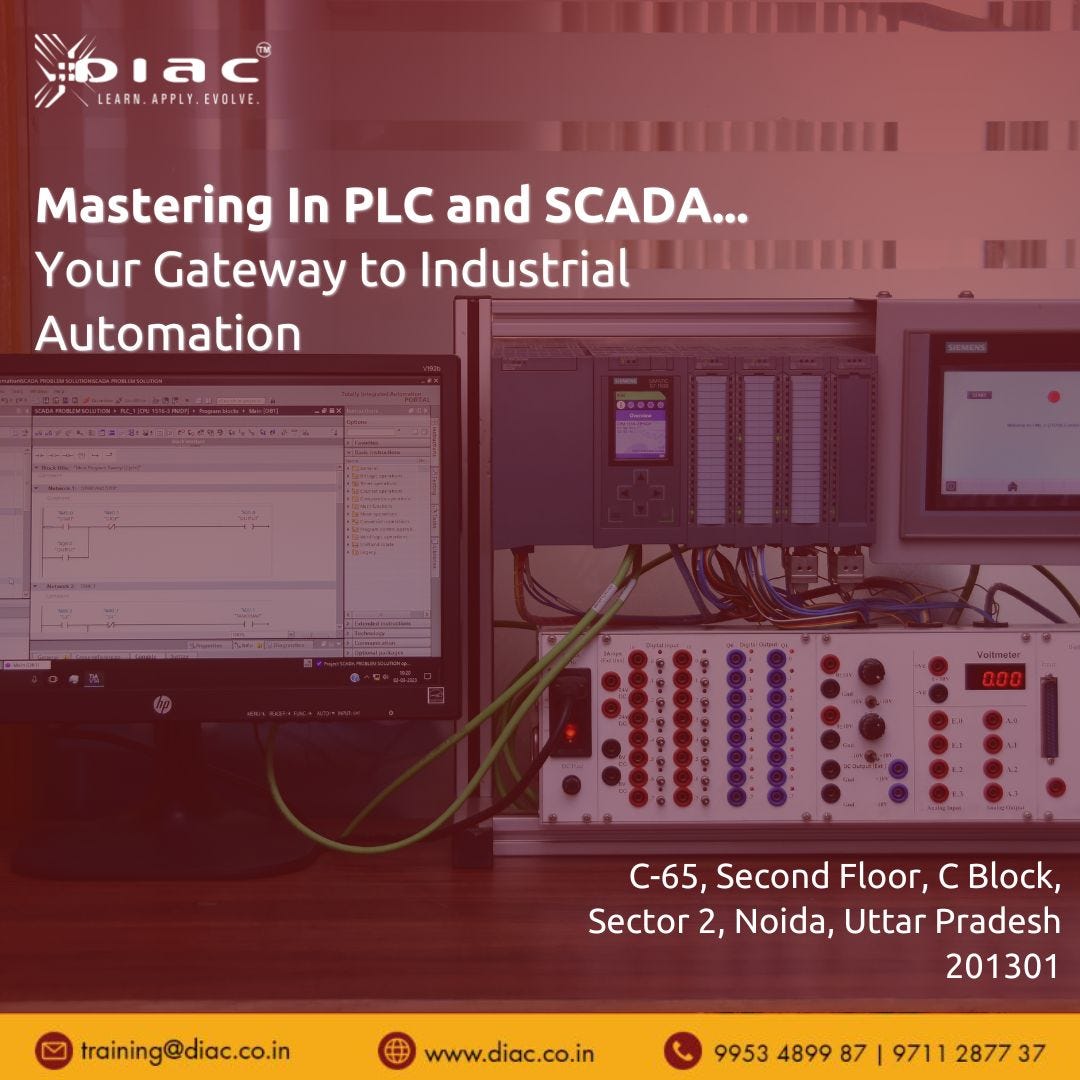 Mastering PLC and SCADA: Your Gateway to Industrial Automation | by Diacnoida | Mar, 2024 | Medium