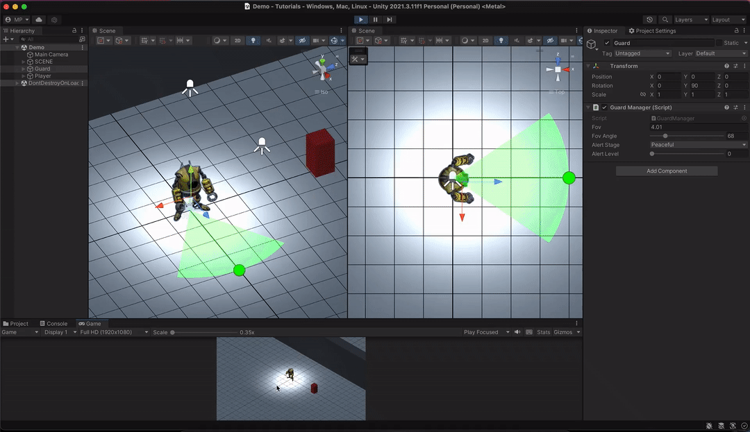 Creating a basic field of vision system in Unity/C# | by Mina Pêcheux | CodeX | Medium