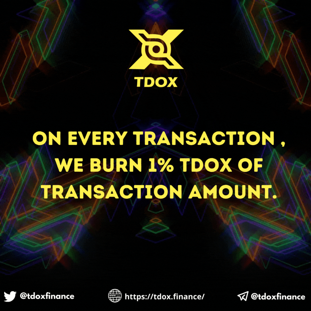 How does the Token Burn mechanism works? - Tdox Finance - Medium