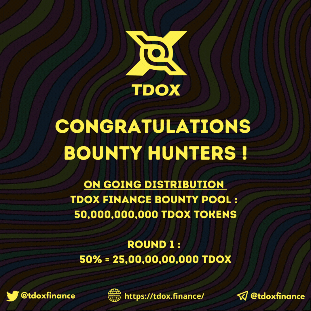 TDOX Bounty Distribution - Tdox Finance - Medium