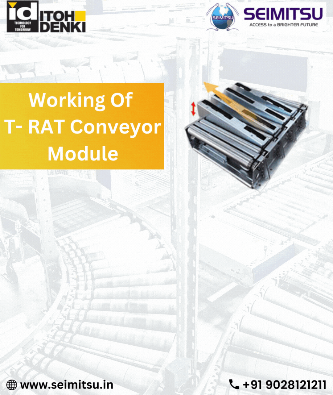Itoh Denki T-RAT Conveyor Module Working | SEIMITSU - SEIMITSU Factory ...