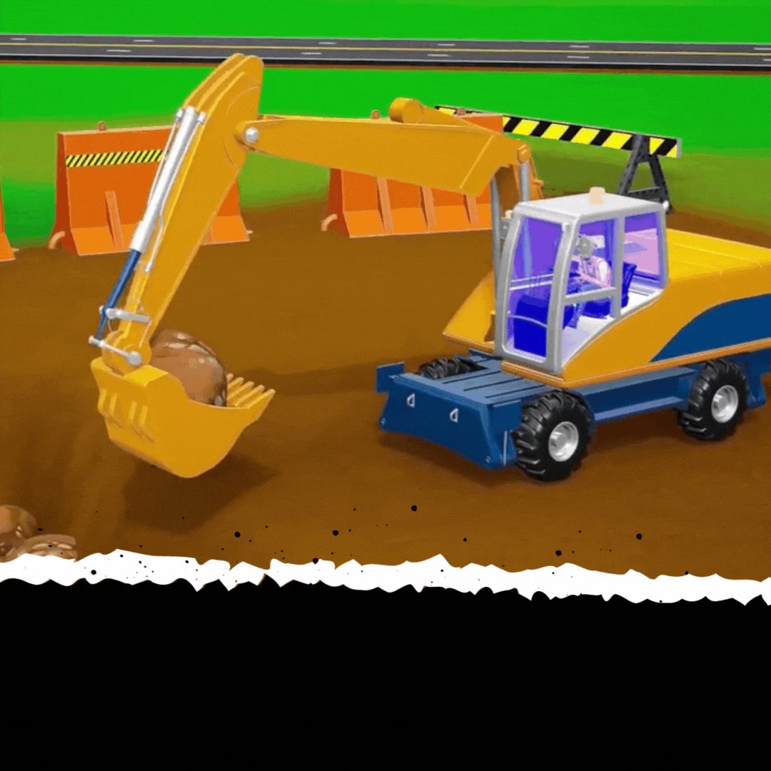 Construction Vehicles to Build a Concrete Pillar | Trucks, Heavy ...
