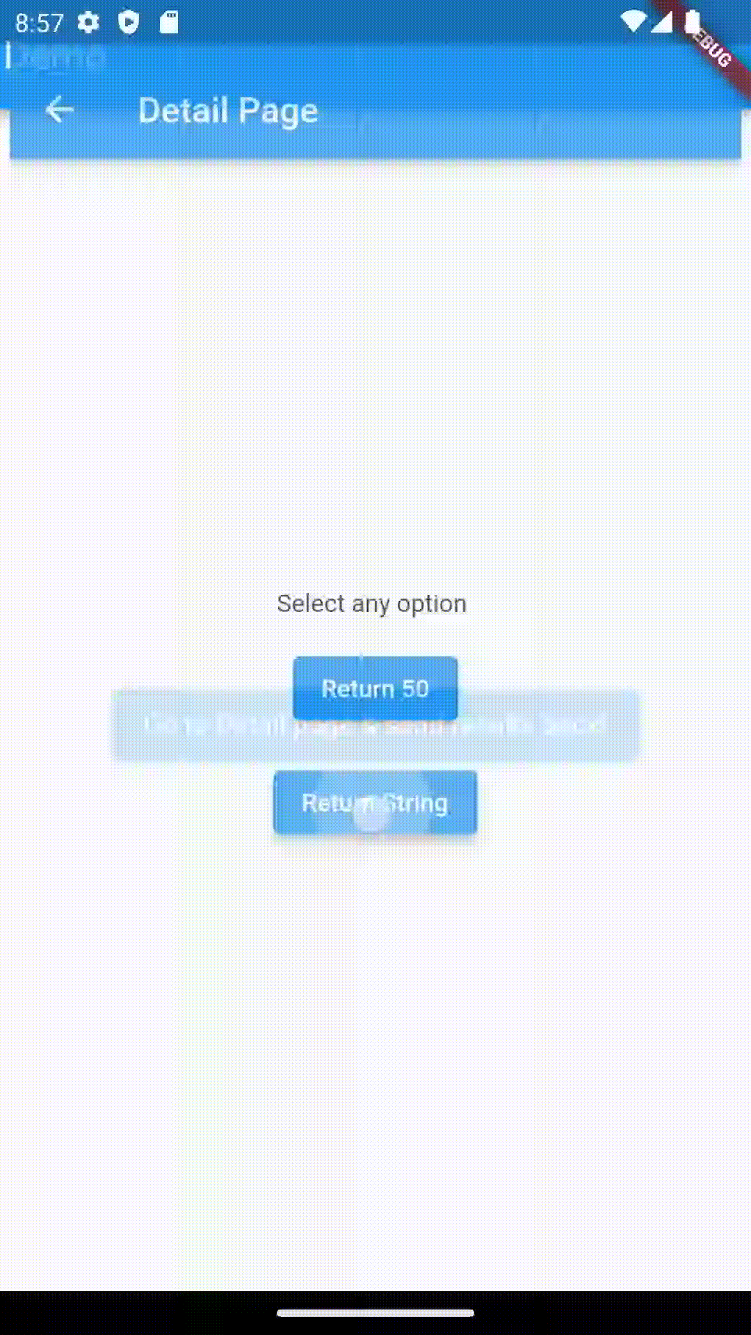 Flutter-Send data back to previous screen | by The Dev Guy | Medium