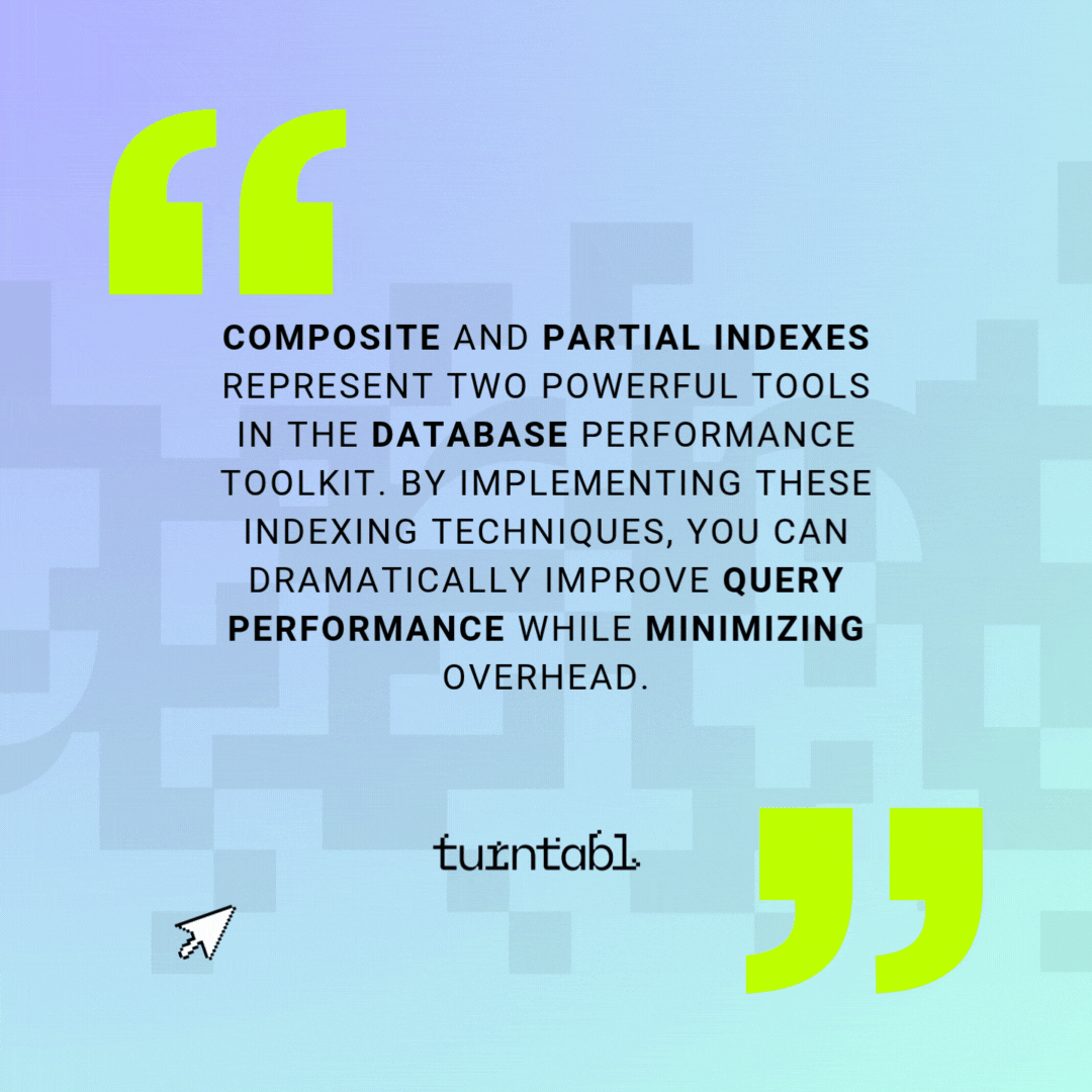Database Query Performance Indexing With Composite And Partial Indexes