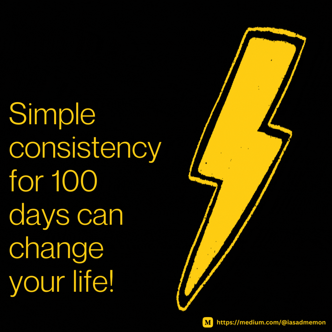 The Rule of 100: How Consistency Can Lead to Success | by Asad MΞmon ...