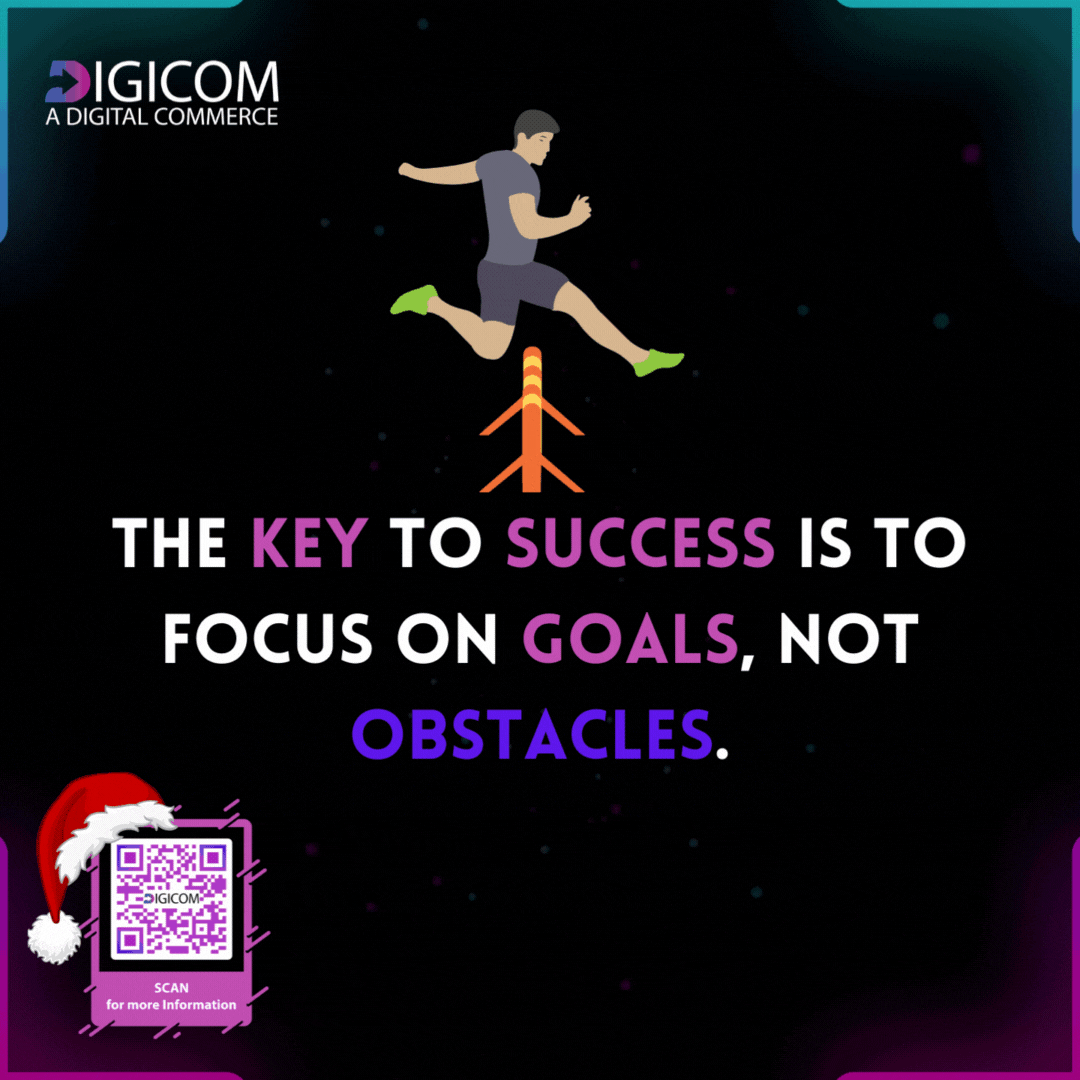 The key to Success is to Focus on Goal’s , not Obstacles. - Digicom ...