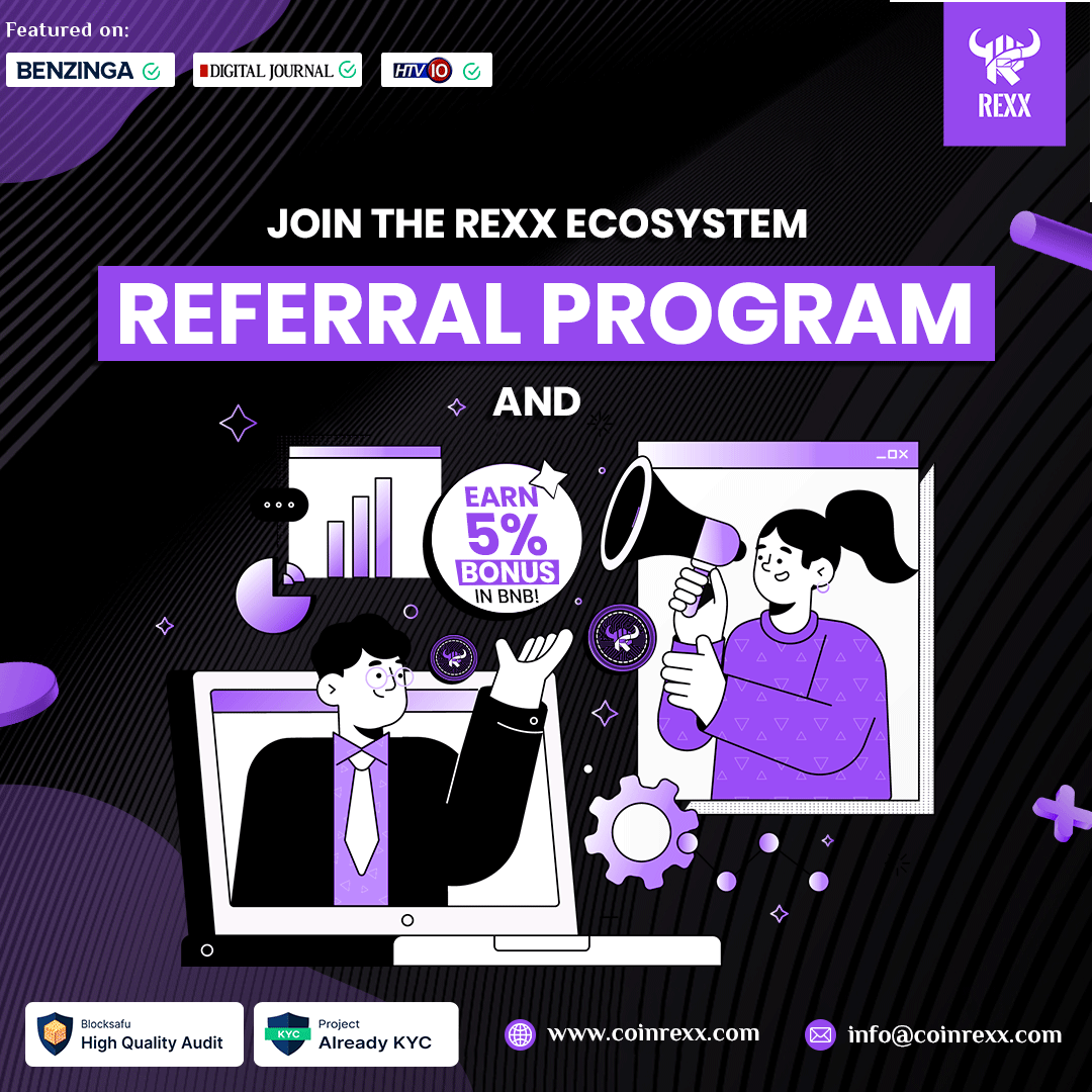 Join The Rexx Ecosystem Referral Program & Earn 5% Bonu BNB! | by RexxCoin | Dec, 2023 | Medium
