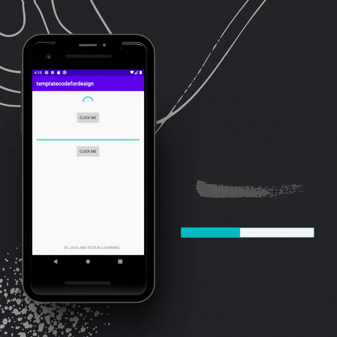 Progress Bar Horizantal Click and Round Click Java Android | by 5Ssoftwaresafety | 5S JAVA AND ...