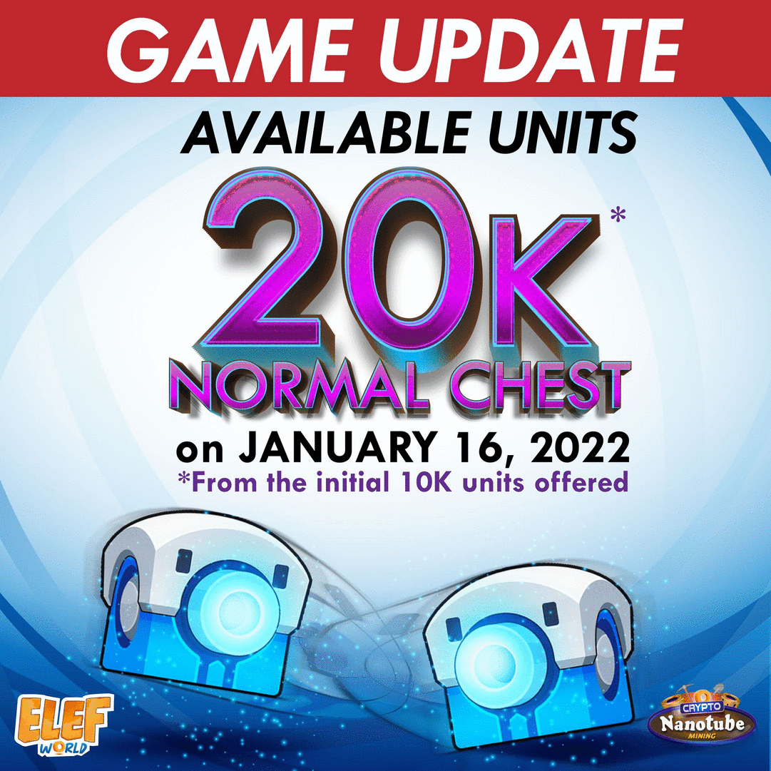 Game Update — Increase of Normal Chest Supply - ELEF World - Medium