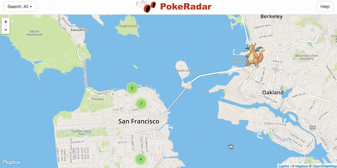 Track ’em all with PokeRadar! | by Mapbox | maps for developers