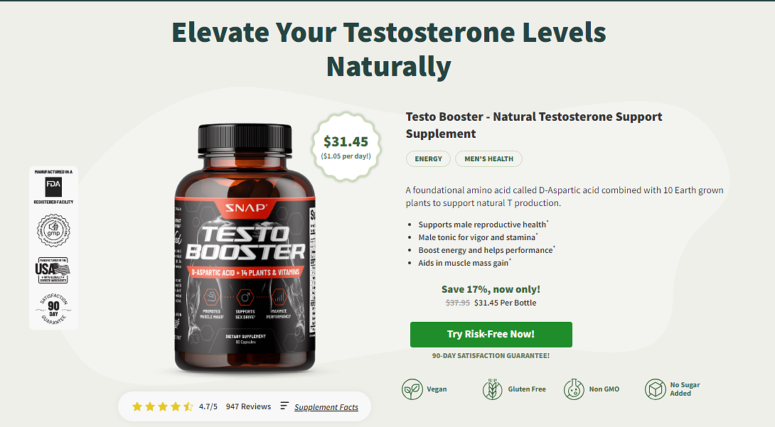 Snap Testo Booster USA Official Website, Reviews & Conclusion | by ...