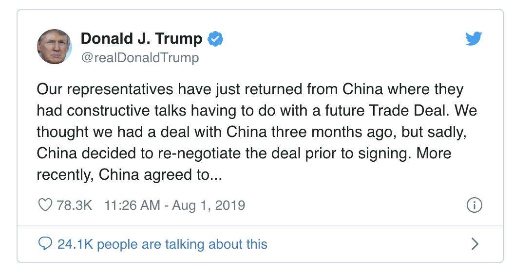 Trump’s Twitter and the Stock Market | by Penn Data Project | Medium