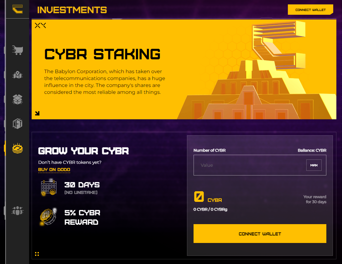 How to participate in CYBR token staking | by Cyber City Inc. | Medium