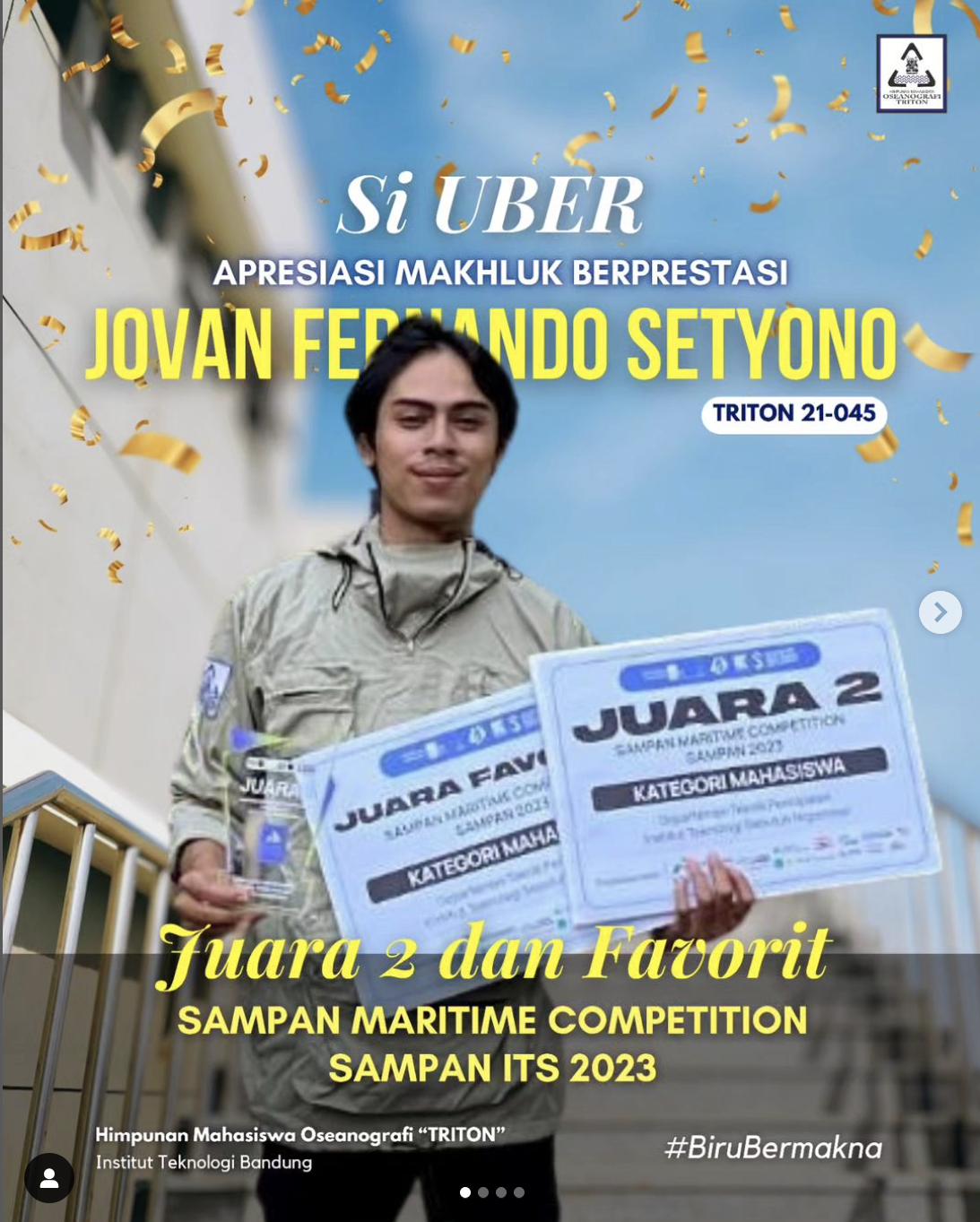 Si UBER — Juara 2 Sampan Maritime Competition dan Juara Favorit Sampan ...